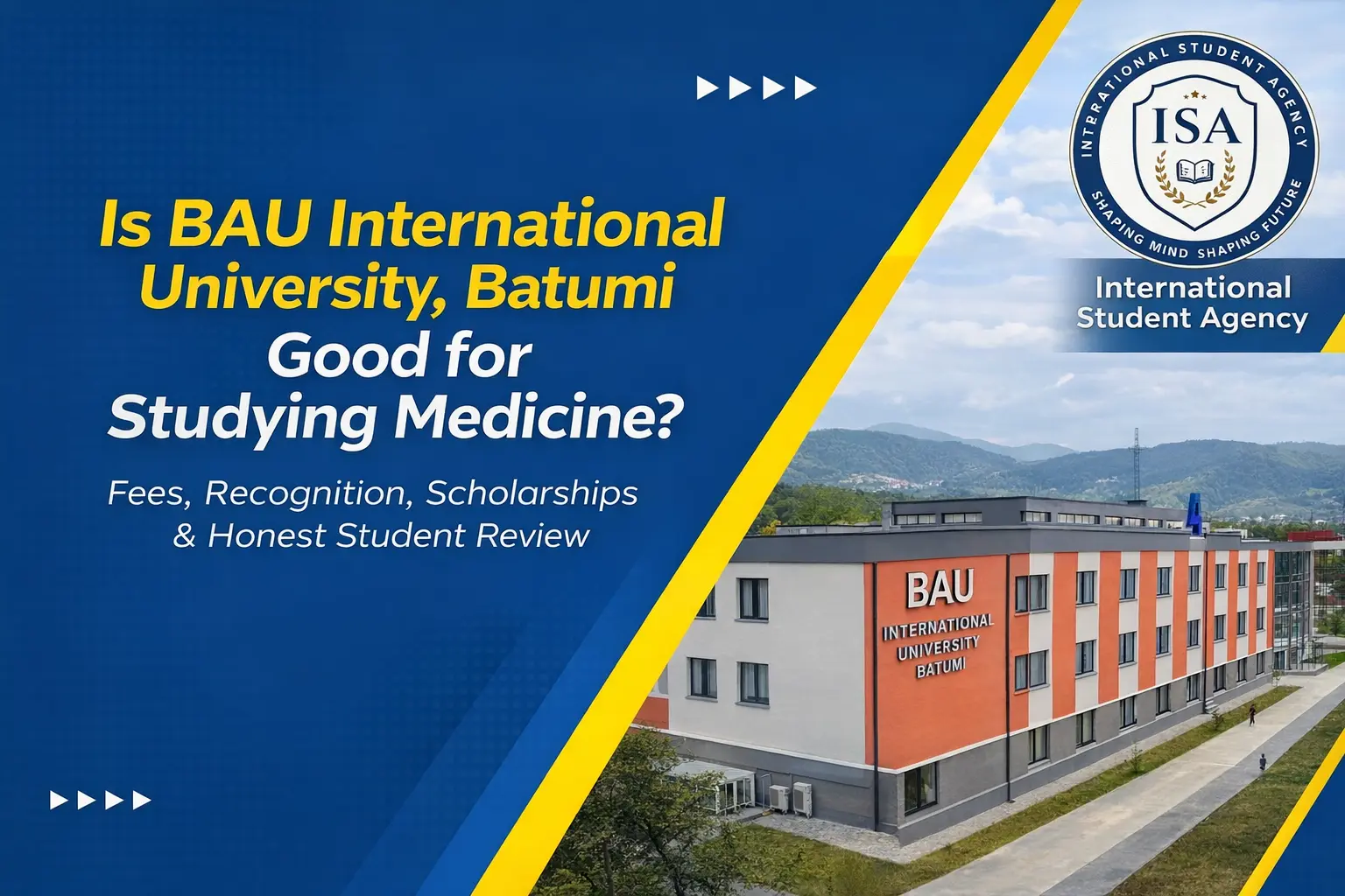Is BAU International University Batumi good for MBBS? Fees & Review | ISA